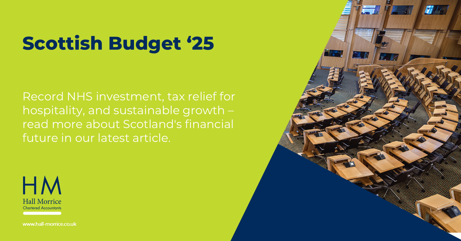 Scottish Budget 2025-26 | Key Measures & Strategic Direction - Hall Morrice